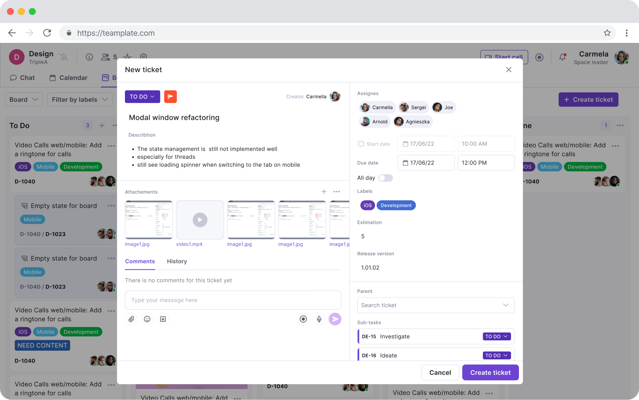 teamplate – All-in-one für den perfekten Workflow.