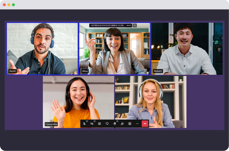 Video Calls & Screen Sharing - Teamplate